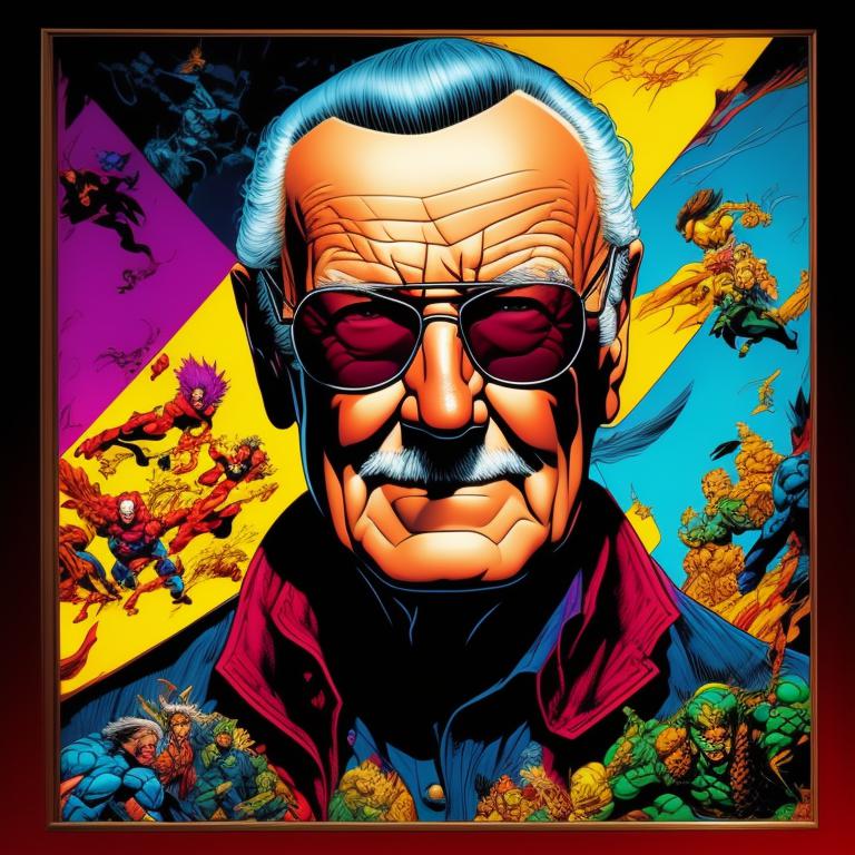 Max_Turbo: Portrait of Stan Lee