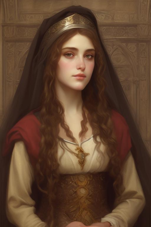 Medieval Princess Painting