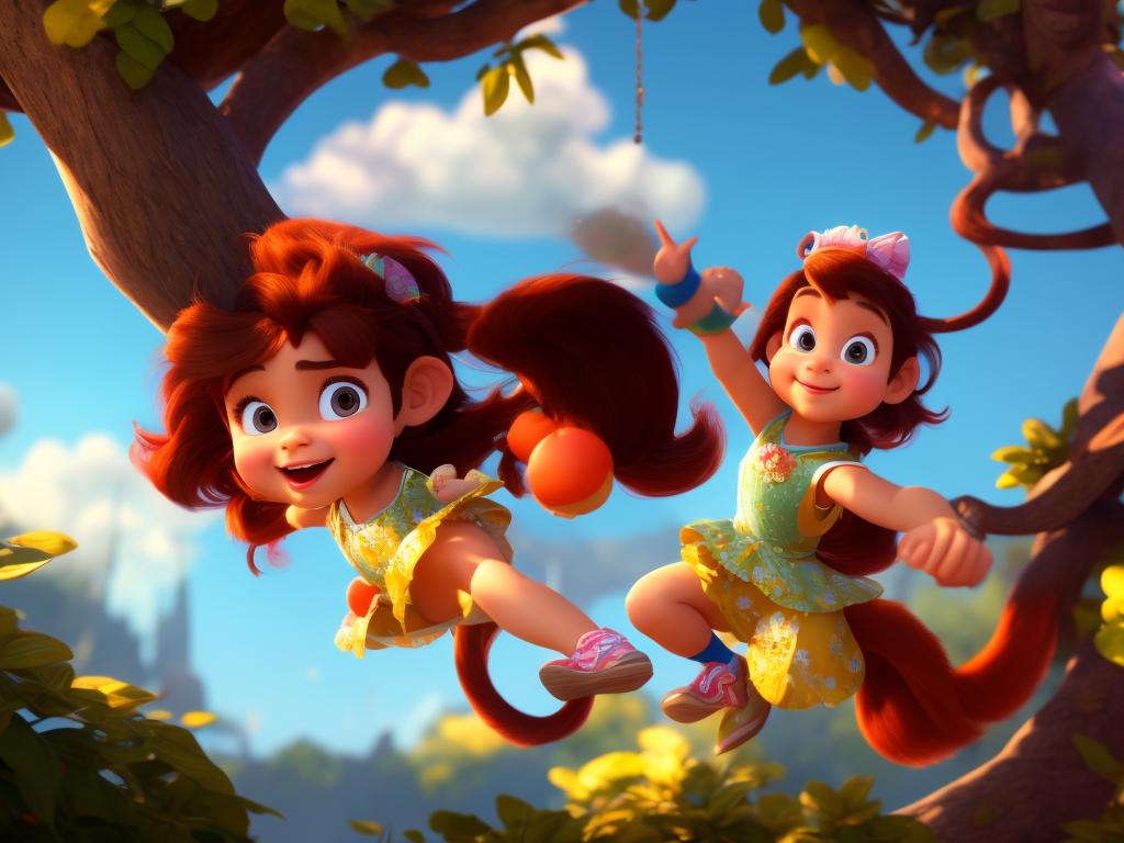 mild-wolf999: A mischievous young girl, who is part monkey, has a long ...