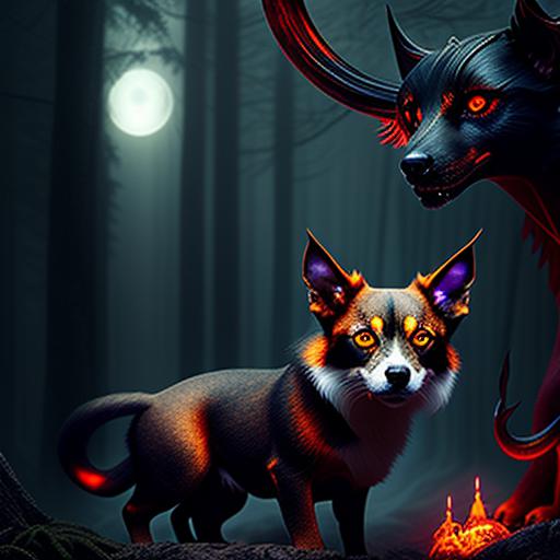 Geoffvanstone: Demon dog with human body