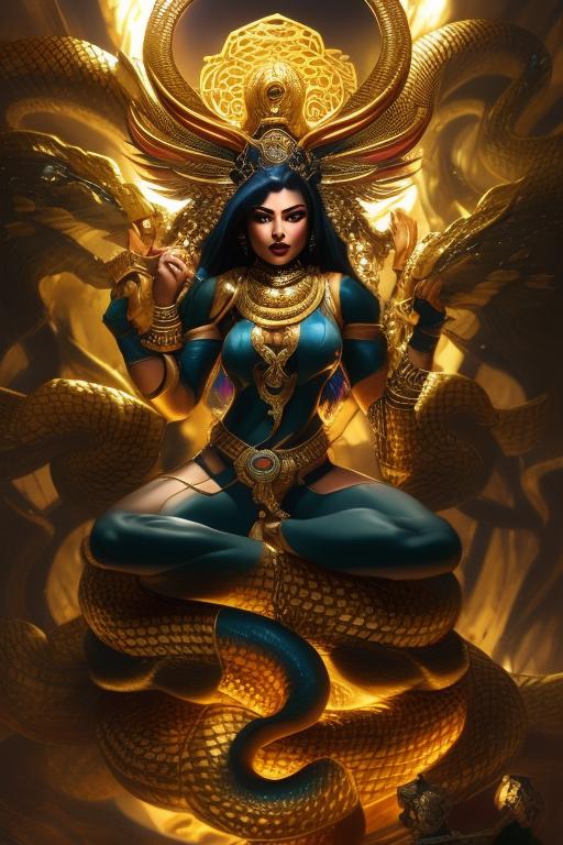 tragic-owl822: GODDESS NAGESWARY AMMAN God of Snakes, smiling indian ...
