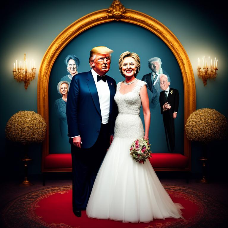 Hillary Clinton Wedding Dress