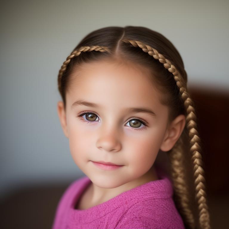 Button Nose Girl