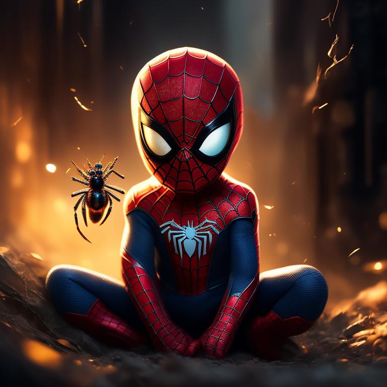 Cute Spiderman Wallpaper