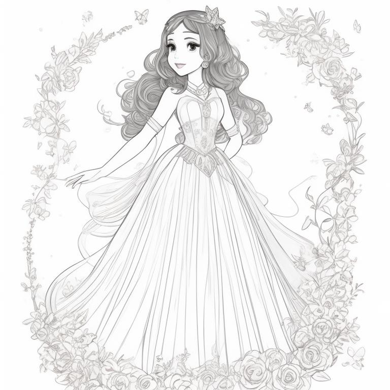 How To Draw A Disney Princess Body