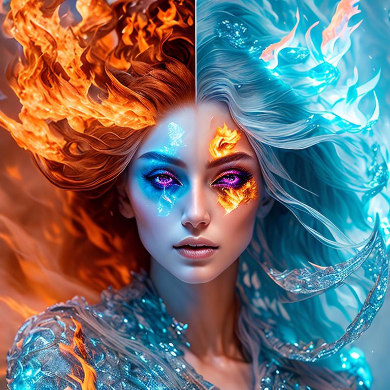 Foul-Rabbit: contrasting split face, The enchanting and mystical ...