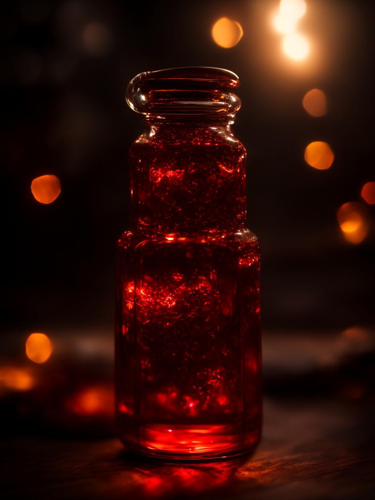 TonyStorm: magical looking potion of health, red liquid