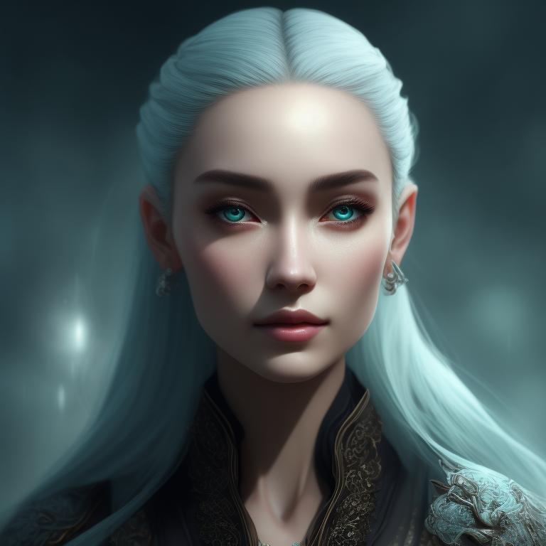 sad-fish846: dnd character portrait of a cute, happy female human monk ...