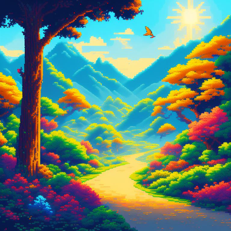 16 Bit Landscape
