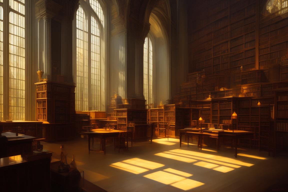 Fantasy Library Background