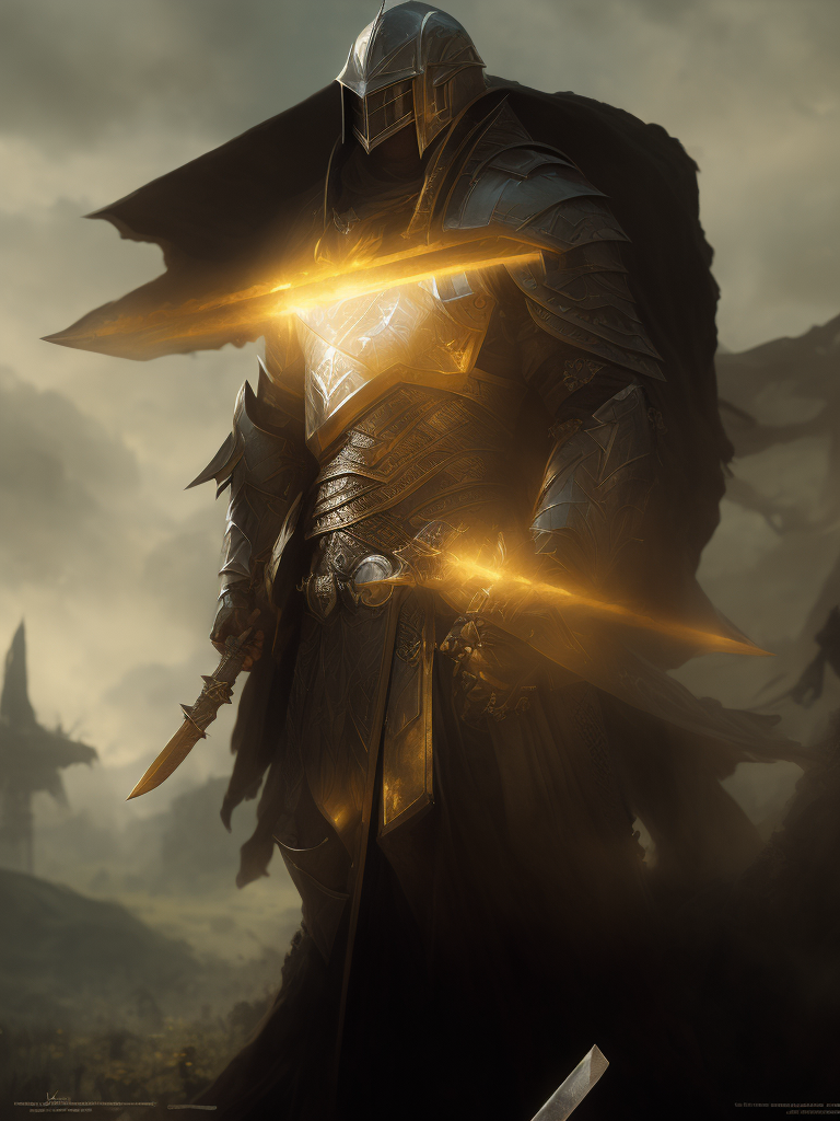 this-gaur976: male knight with shield and long sword standing in a ...