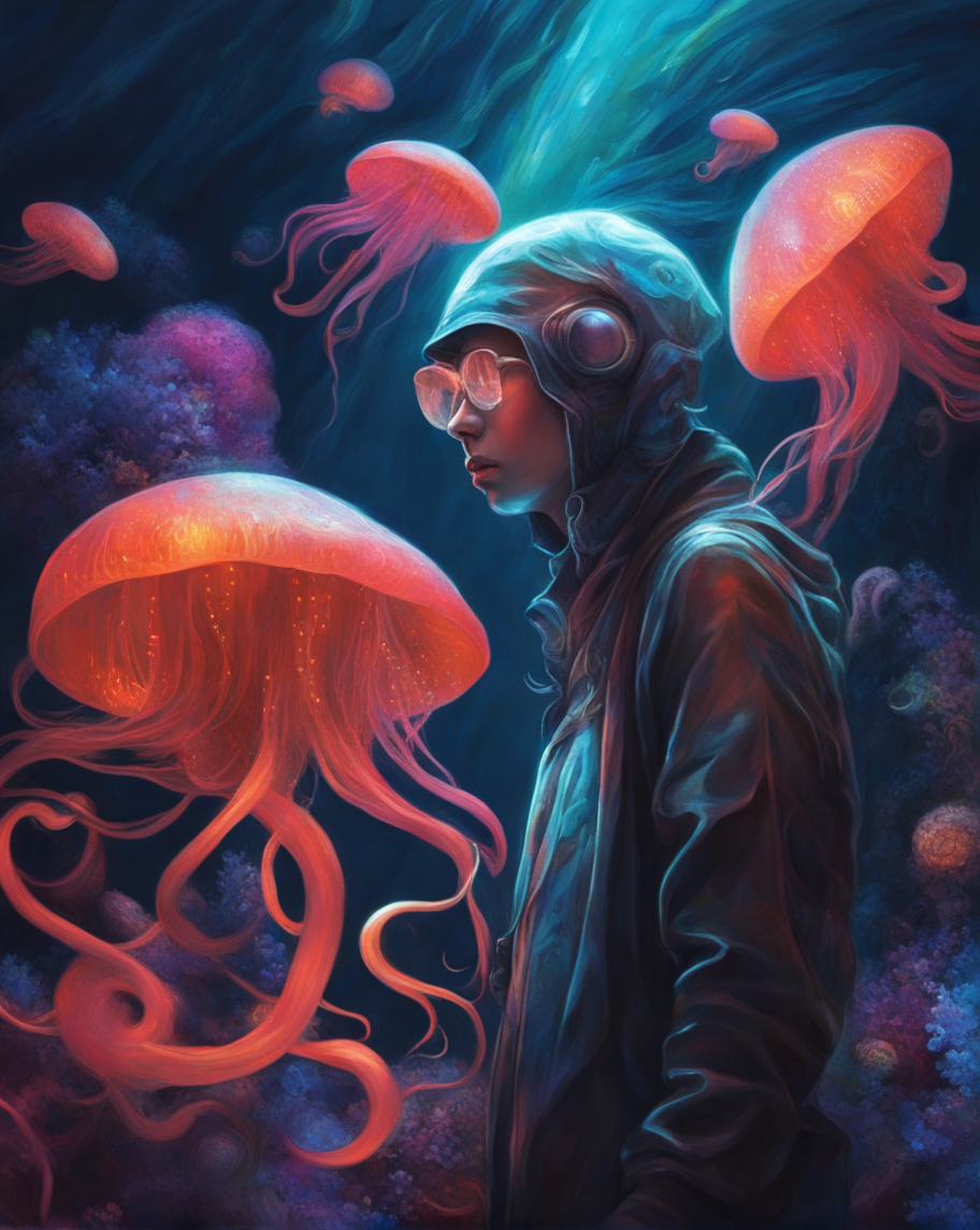 worldly-crow60: Human fish alien octopus squid person face guy ...